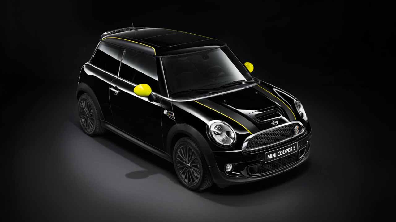 Matte Black Mini Cooper